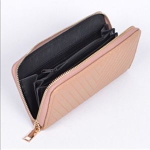 Pink Haley | Bags | Elegant V Shape Quilted Womans Wallets | Poshmark